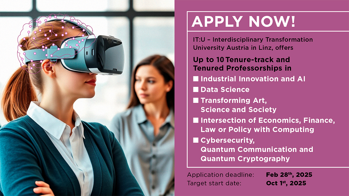 IT:U opens the call for new professors | IT:U